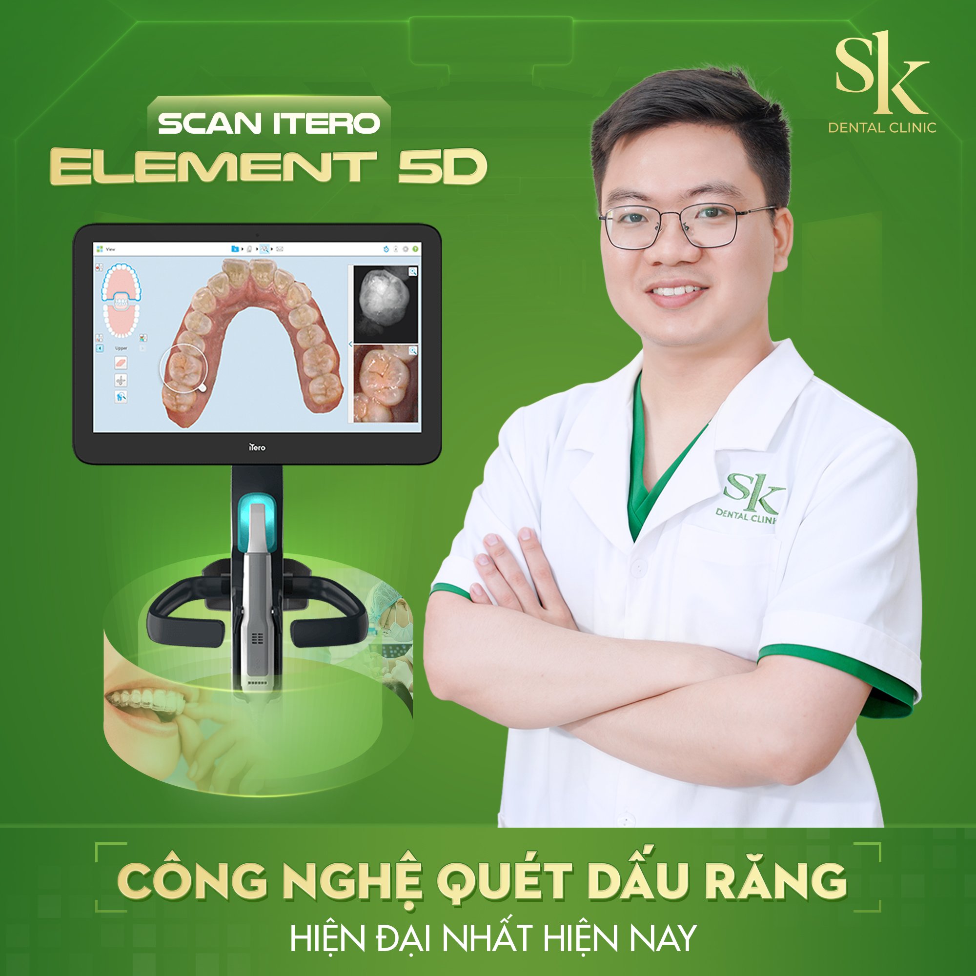 SCAN ITERO 5D - CÔNG NGHỆ QUÉT DẤU RĂNG - Nha khoa Sk Dental Clinic
